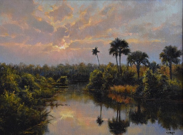 Frank Corso | High Water Sundown | 2018-19 | Cavalier Galleries