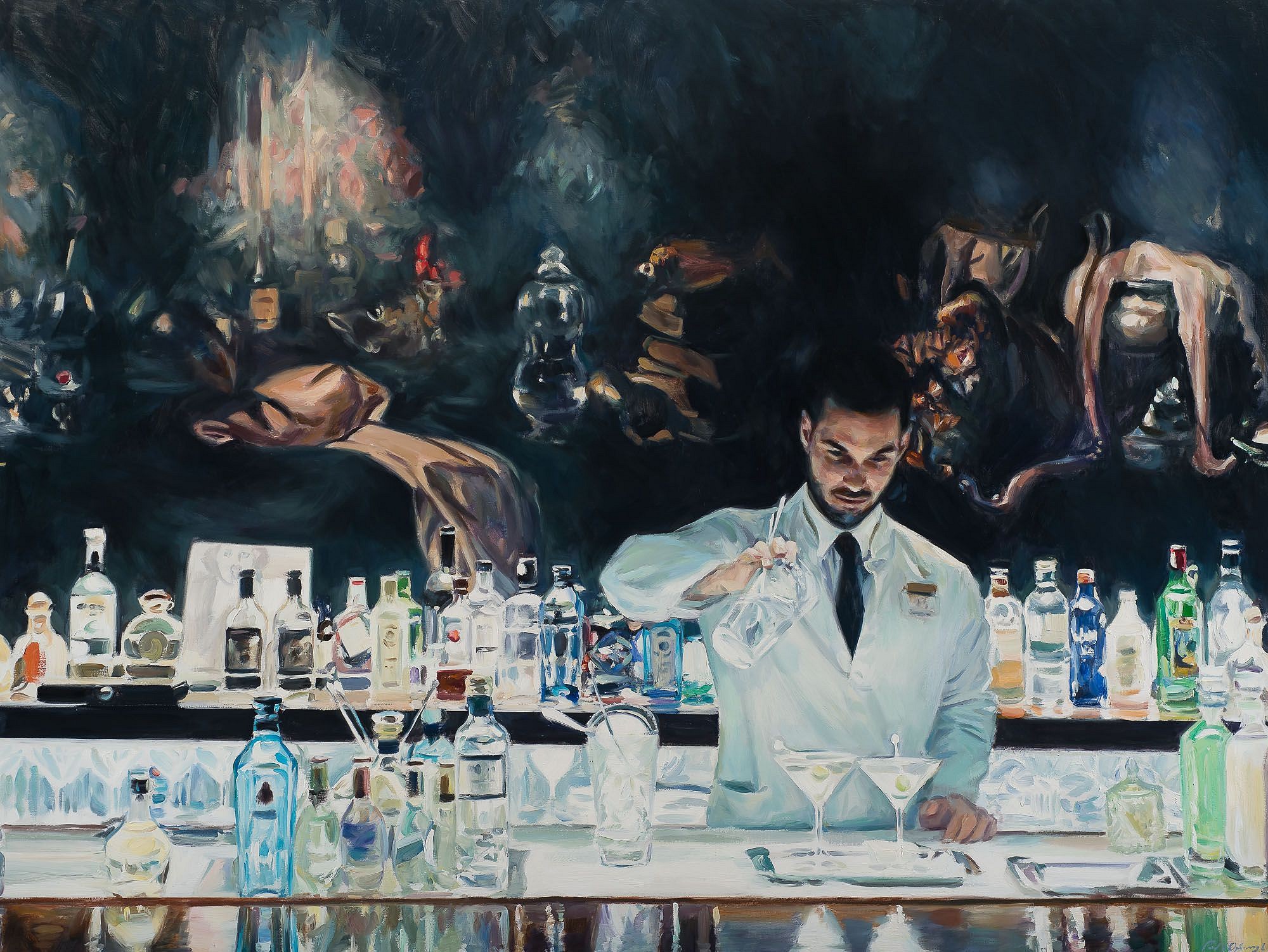 Paul G. Oxborough | Late Dinner | 2023 | Cavalier Galleries